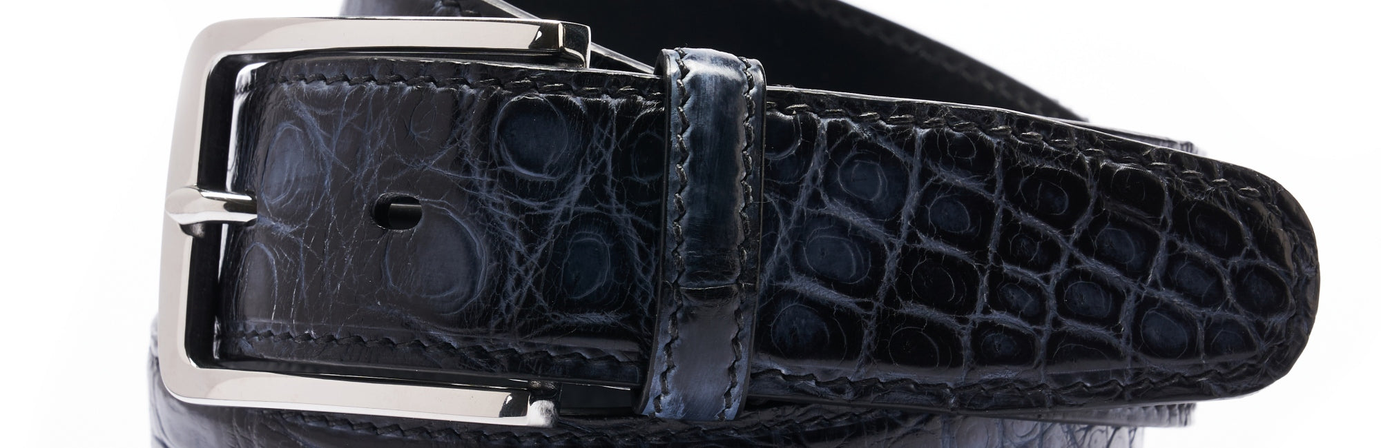 BELTLEY Blue Leather Belt Collection for Women and Men Bold & Modern