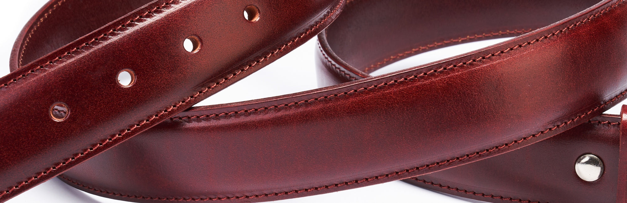 BELTLEY Red&Burgundy Leather Belt Collections for Men and Women